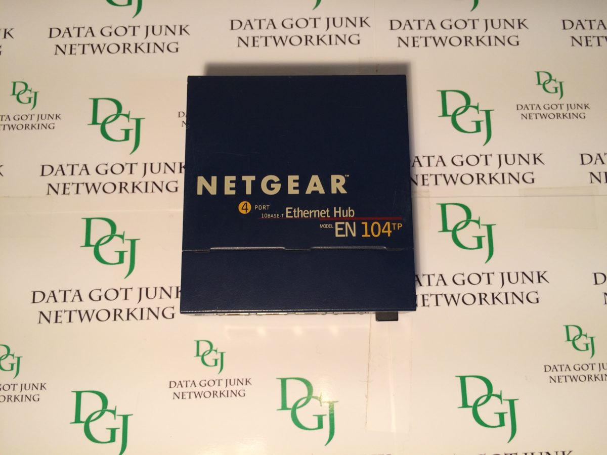 NETGEAR EN104TP 4 Port 10BASE-T Ethernet Hub Model EN 104TP