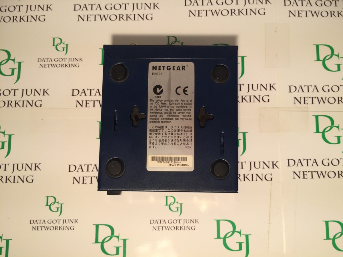 NETGEAR EN104TP 4 Port 10BASE-T Ethernet Hub Model EN 104TP