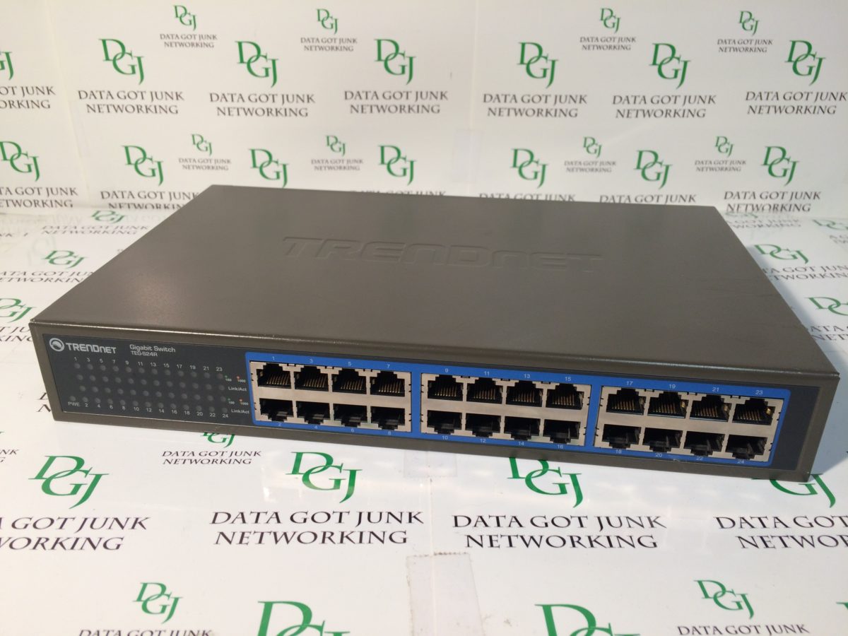 TRENDnet TEG-S24R/A 24 Port - Data Got Junk