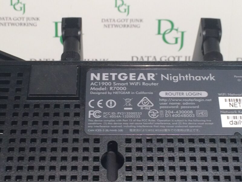 Netgear Nighthawk AC1900 Model: R7000 - Data Got Junk