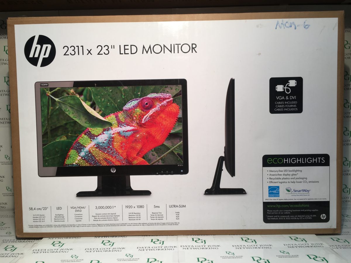 HP 2311X LED LCD Monitor - Data Got Junk