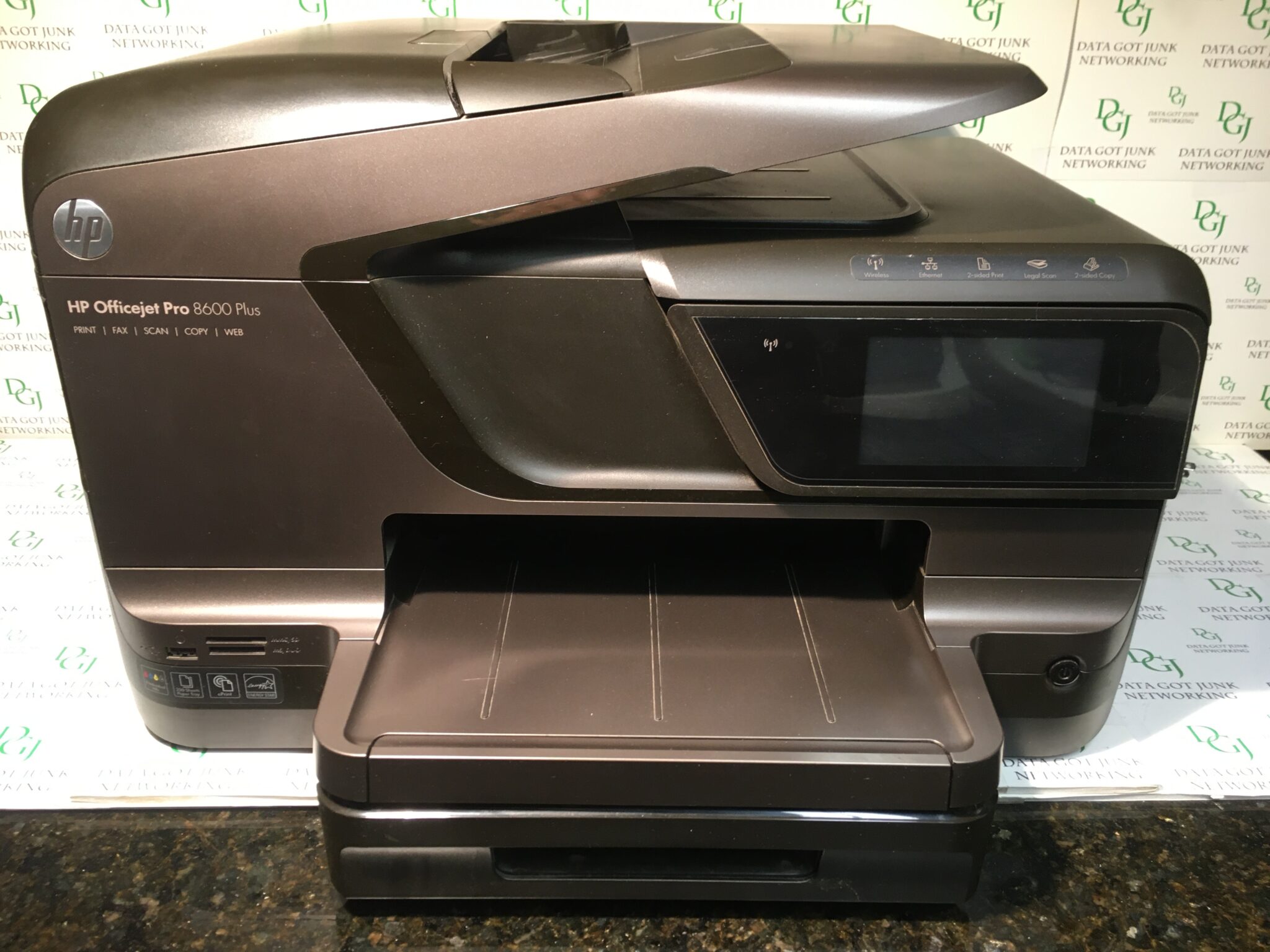 HP OfficeJet 6500A Plus E710n All-In-One Inkjet Printer - Data Got Junk