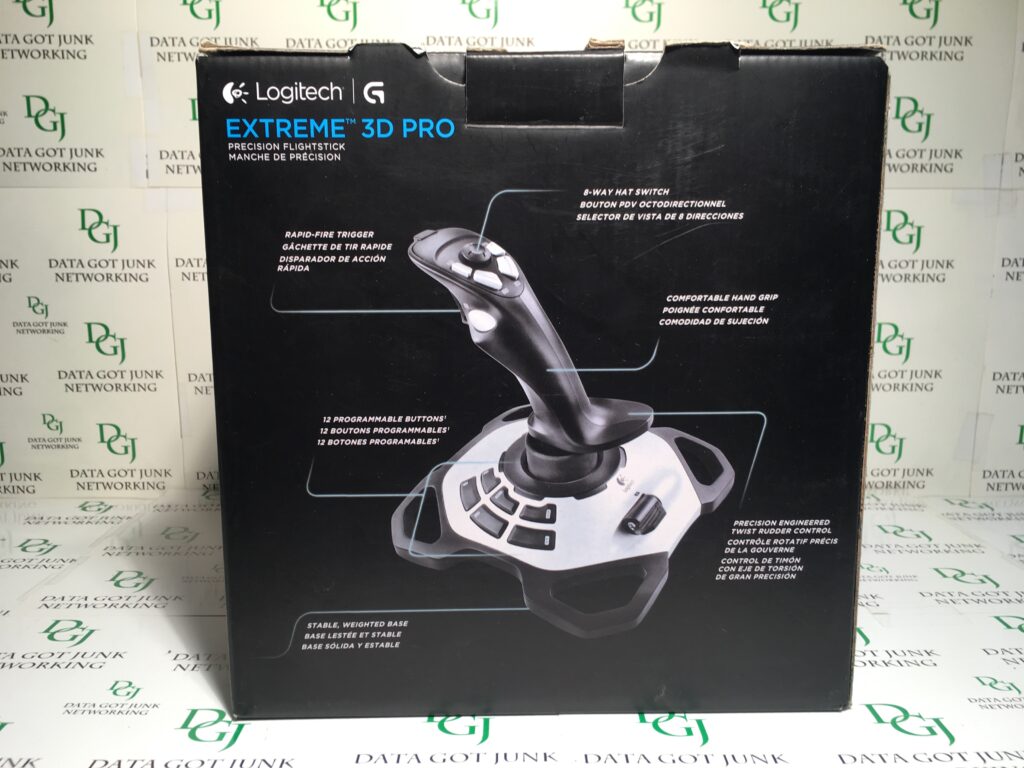 Logitech Extreme 3D Pro Flight Simulator USB Joystick Controller - Data ...