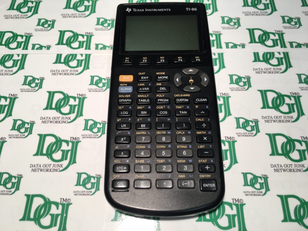Texas Instruments TI-86 Advanced Graphing Calculator - Data Got Junk