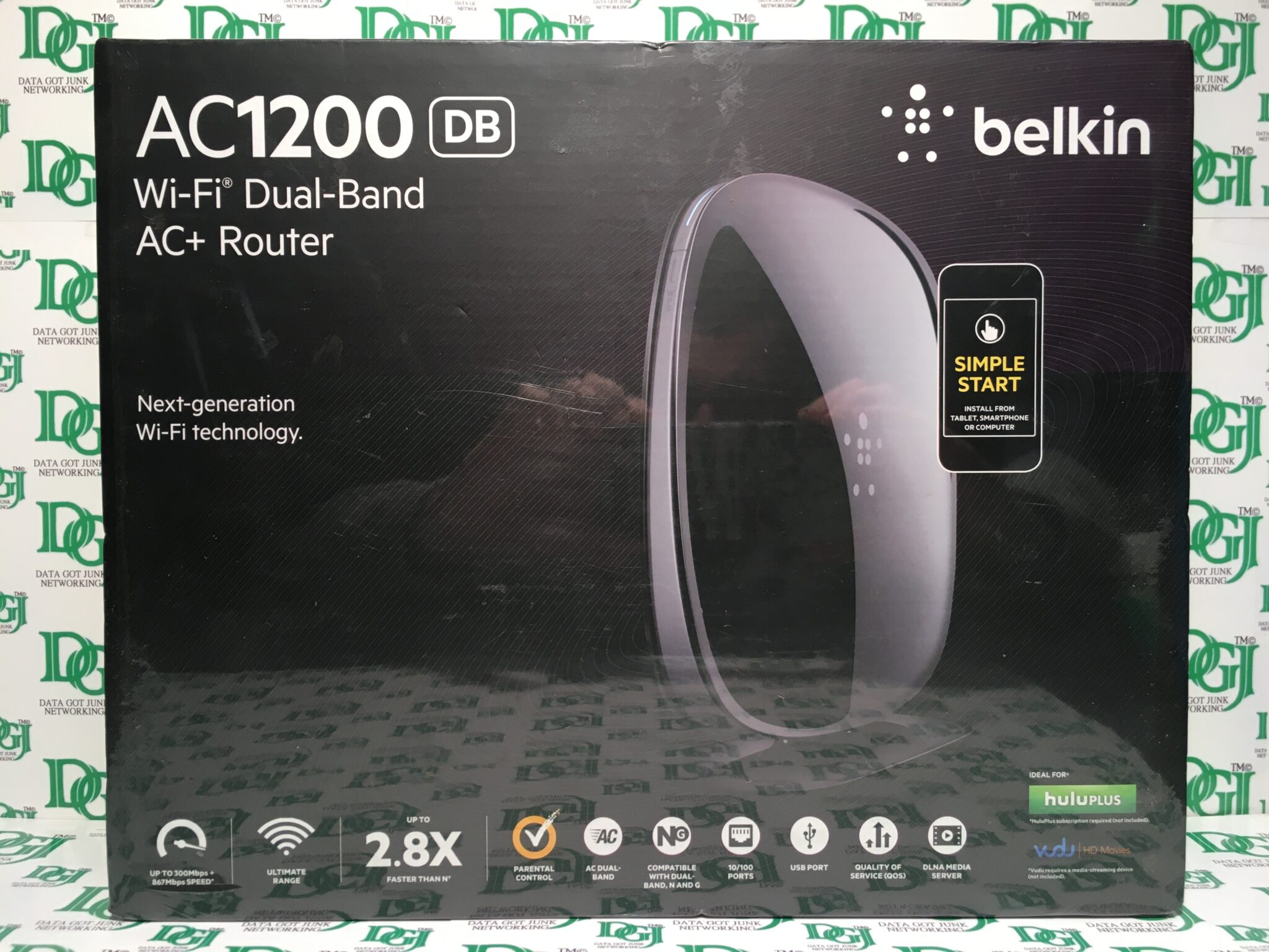 Belkin AC1200 DB Wi-Fi Dual-Band AC+ Gigabit Router - Data Got Junk