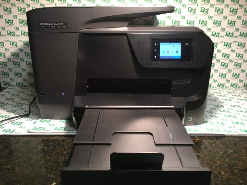 HP OfficeJet Pro 8715 All-In-One Inkjet Printer - Data Got Junk