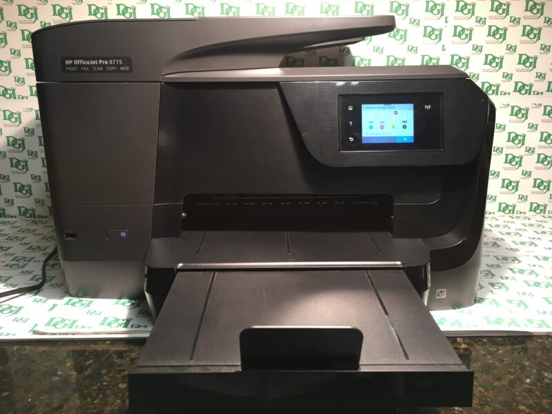 HP OfficeJet Pro 8715 All-In-One Inkjet Printer - Data Got Junk